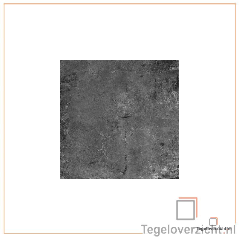 Kronos Le Reverse 60x60cm Zwart Vloertegel (Antique Nuit Rs014 )