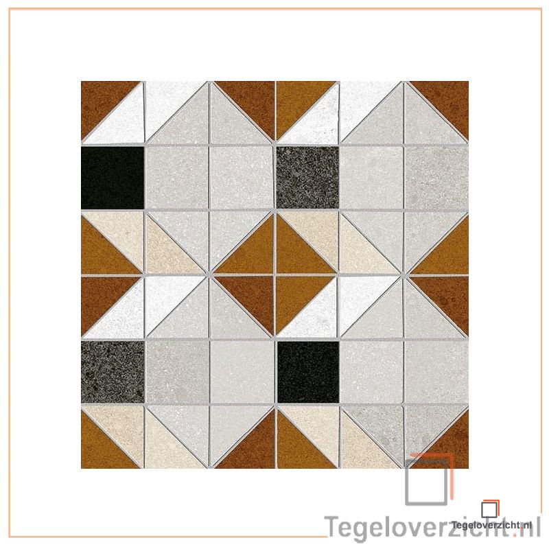 Vives Seine Rojizo 20x20cm Vloertegel (VS2033) Patroon | direct o