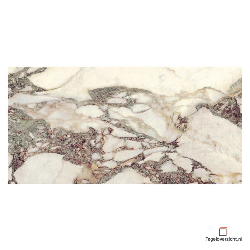 Ariostea Ultra Marmi 37,5x75cm Wit glans UM6L37671