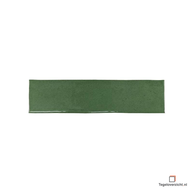 Marrakech Zelij Verde Botella 5x20cm Wandtegel - Glanzend en groen ...